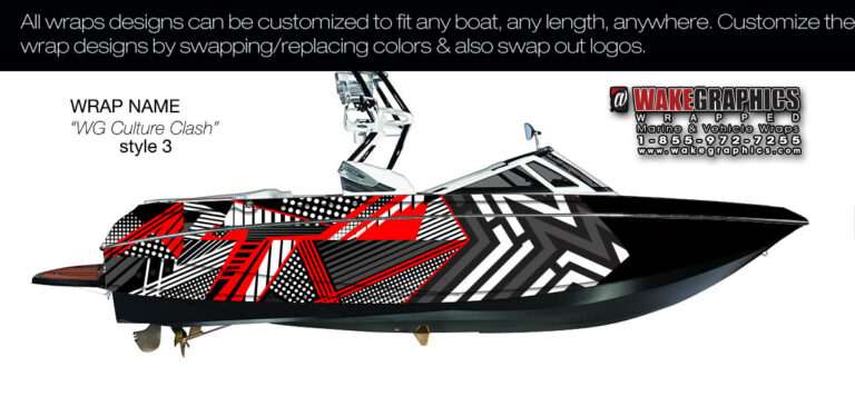 Boat Wraps, Vinyl Boat Graphics, Boat Decal, Custom Wrap, Florida ...