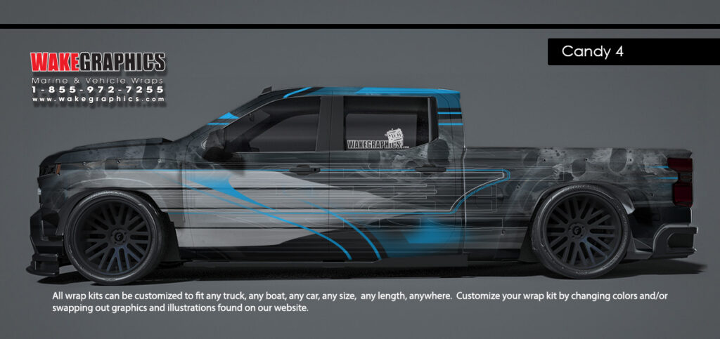 Candy | Style 4 | Truck Wrap Kit